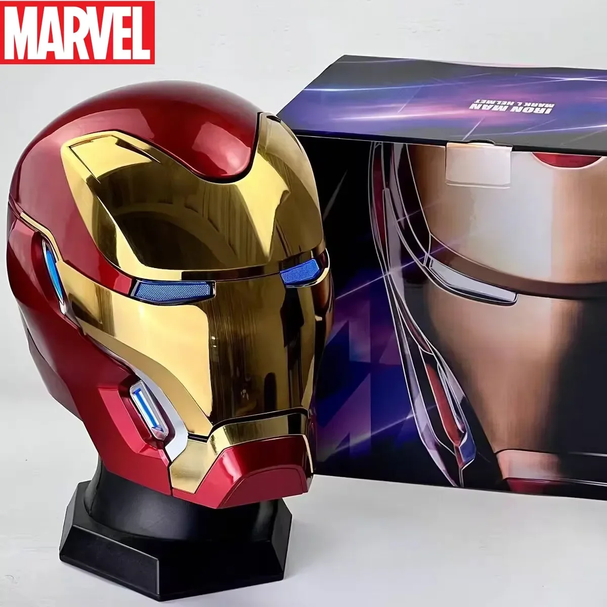 Marvel-Electric-Iron-Man-1-1-MK50-MK5-Helmet-Voice-Control-Eyes-With ...