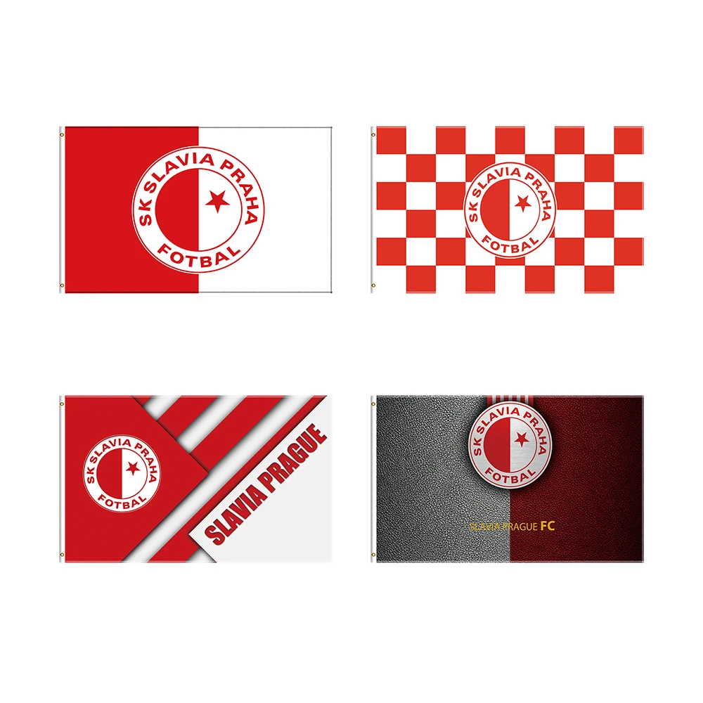 3x5 Ft Czech Republic SK Slavia Praha Fotbal Flag for Decor| | - AliExpress