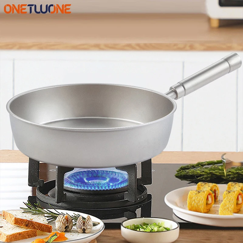 Pure-Titanium-28cm-Frying-Pan-Nonstick-Fried-Egg-Steaks-Cooking-Pot ...