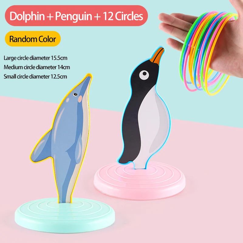 Throw Circle Game Ferrule Stacked Toys Fun Indoor Outdoor Parent-Child ...