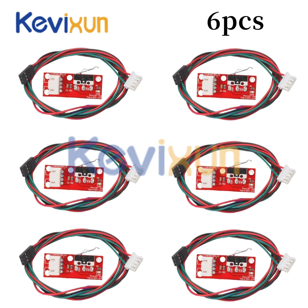 6pcs-Endstop-Mechanical-Limit-Switches-With-3-Pin-70cm-Cable-For-RAMPS ...