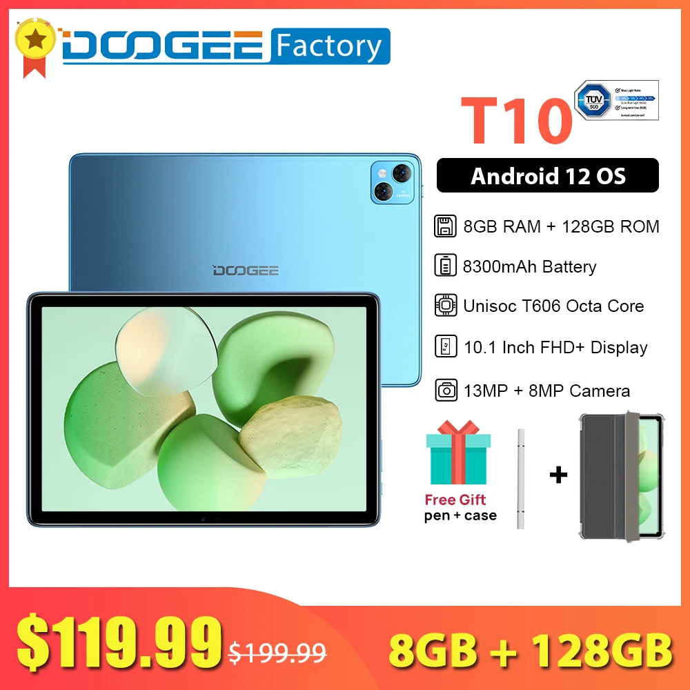 DOOGEE-Primeiro-Tablet-T10-10-1-Polegada-IPS-FHD-1920-1200-Display-8GB ...