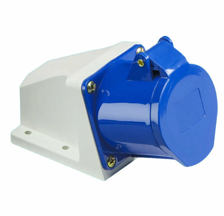 Caravan-Mains-Socket-Surface-Mounted-Inlet-16amp-220-Volt-Complete-With ...