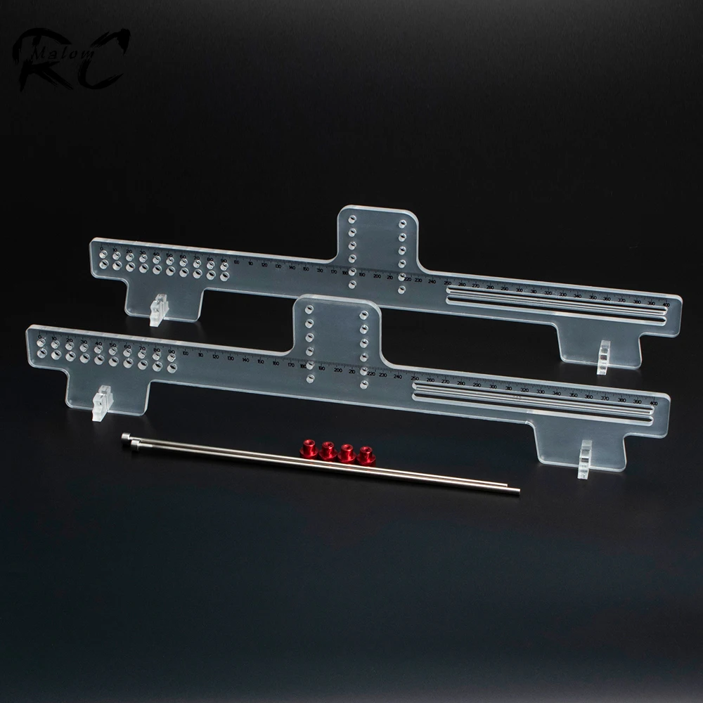 Lcg Chassis Wheelbase Ruler Adjustment Measure Tool For 1/10 1/8 Rc ...