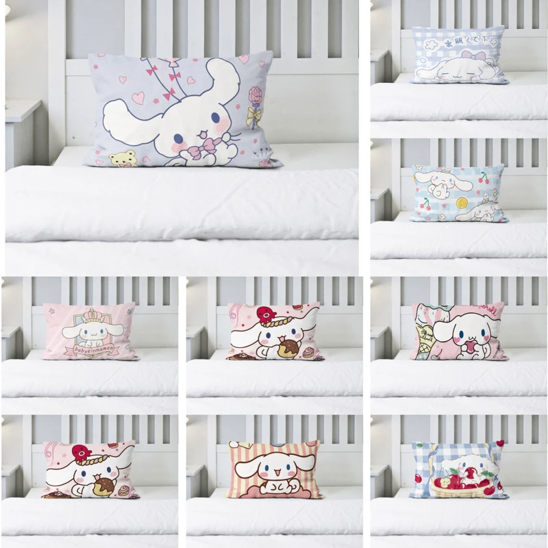 Sanrio Cartoon Cute Cinnamoroll Pillowcase Adult Children Homehold ...