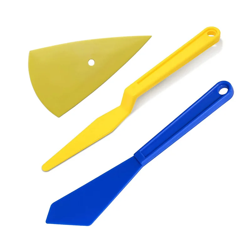 3Pcs-Car-Window-Tint-Tools-Vinyl-Wrap-Shank-Gasket-Squeegee-Long-Handle ...