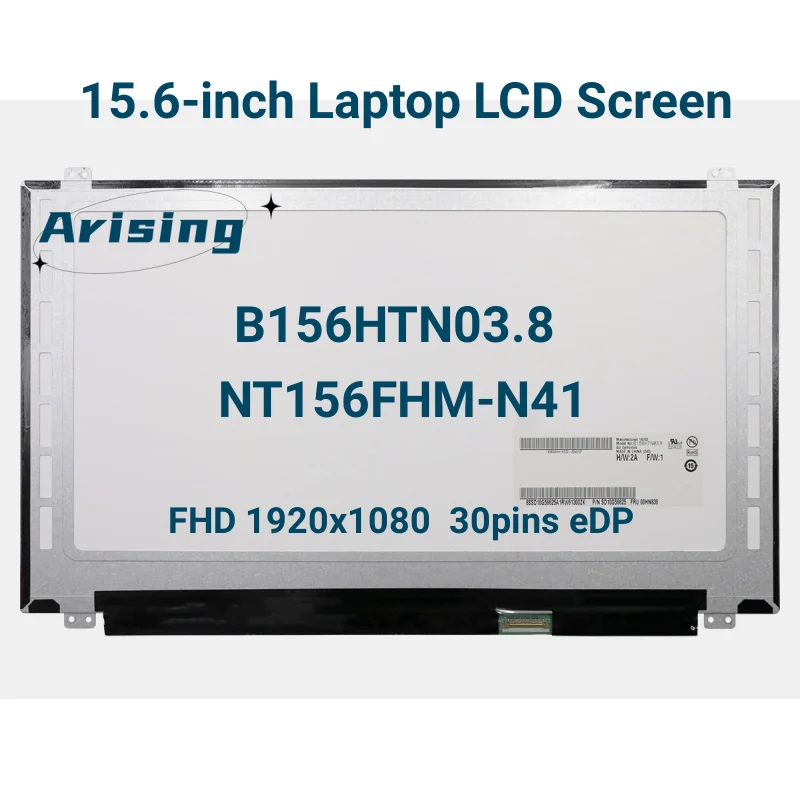 15.6-inch Laptop LCD Screen B156HTN03.8 Fit NT156FHM-N41 N156HGE-EAB ...