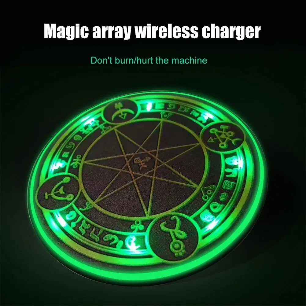 Carregador-R-pido-Sem-Fio-Qi-Circle-Magic-Optical-Array-Carregamento ...