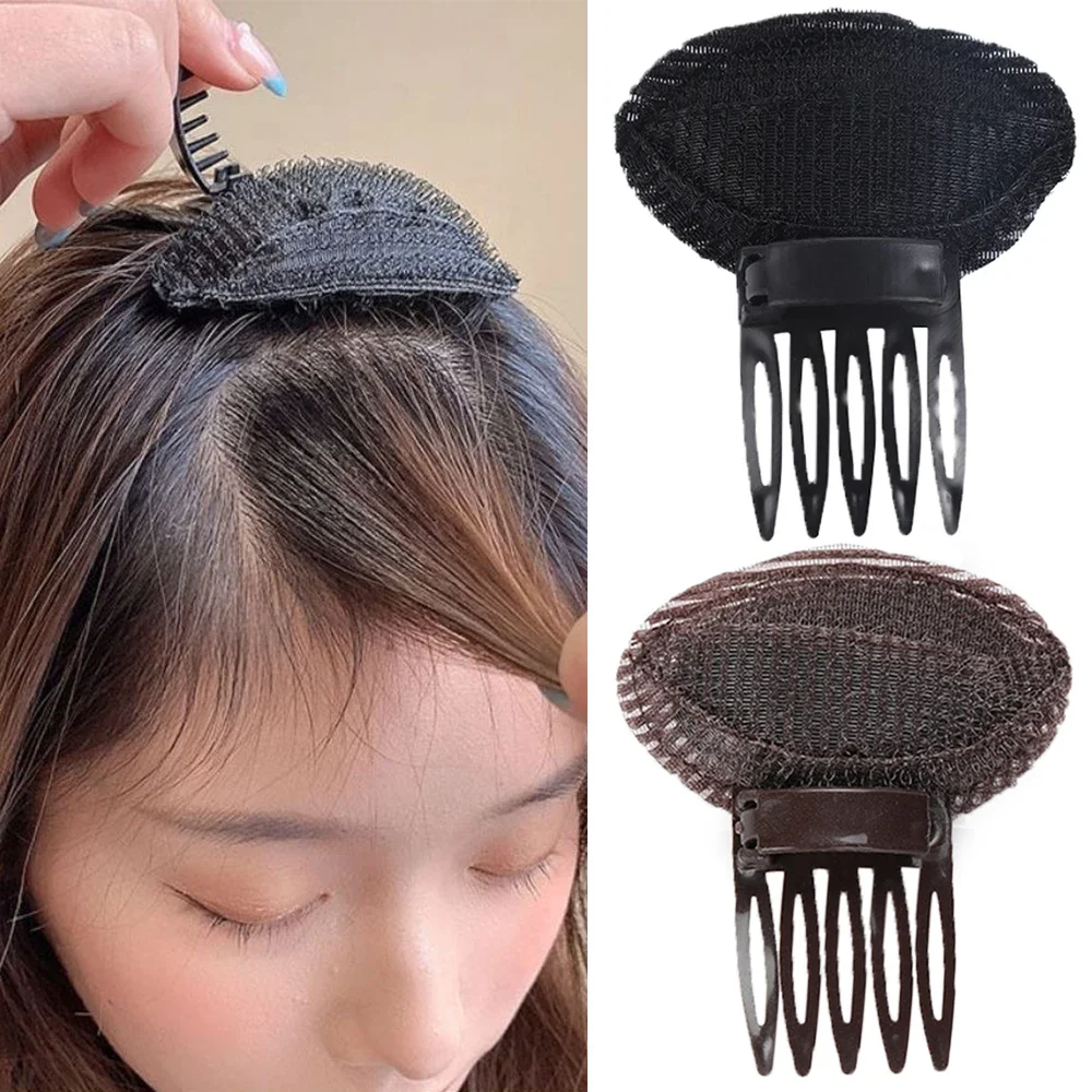 1PC Invisible Hair Pins Forehead Volume Fluffy Princess Styling Sponge ...