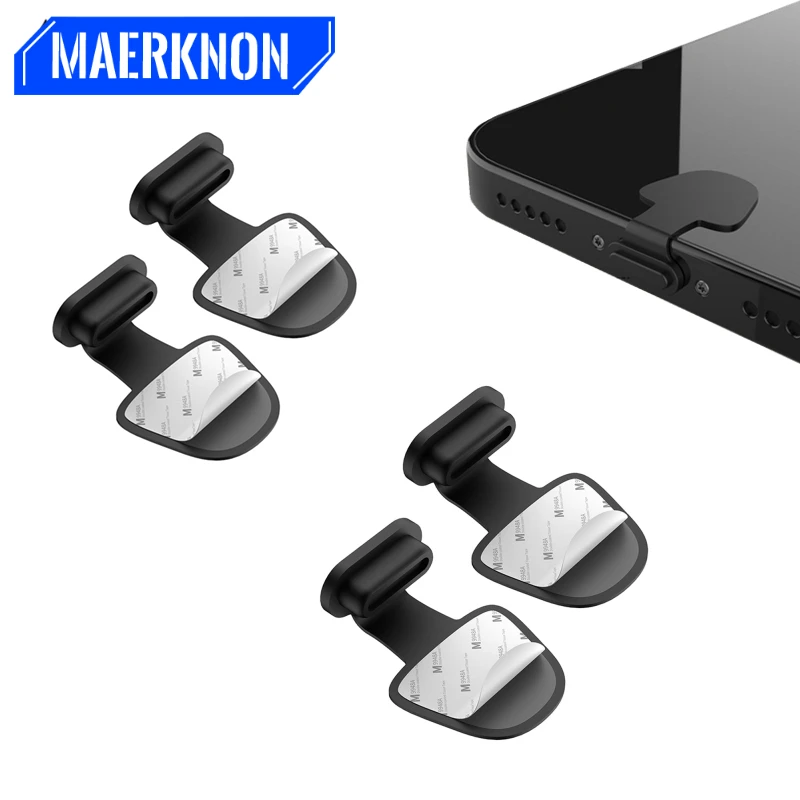 2-4pcs-Charging-Port-Type-C-Dust-Plug-Silicone-Phone-Port-Waterproof ...