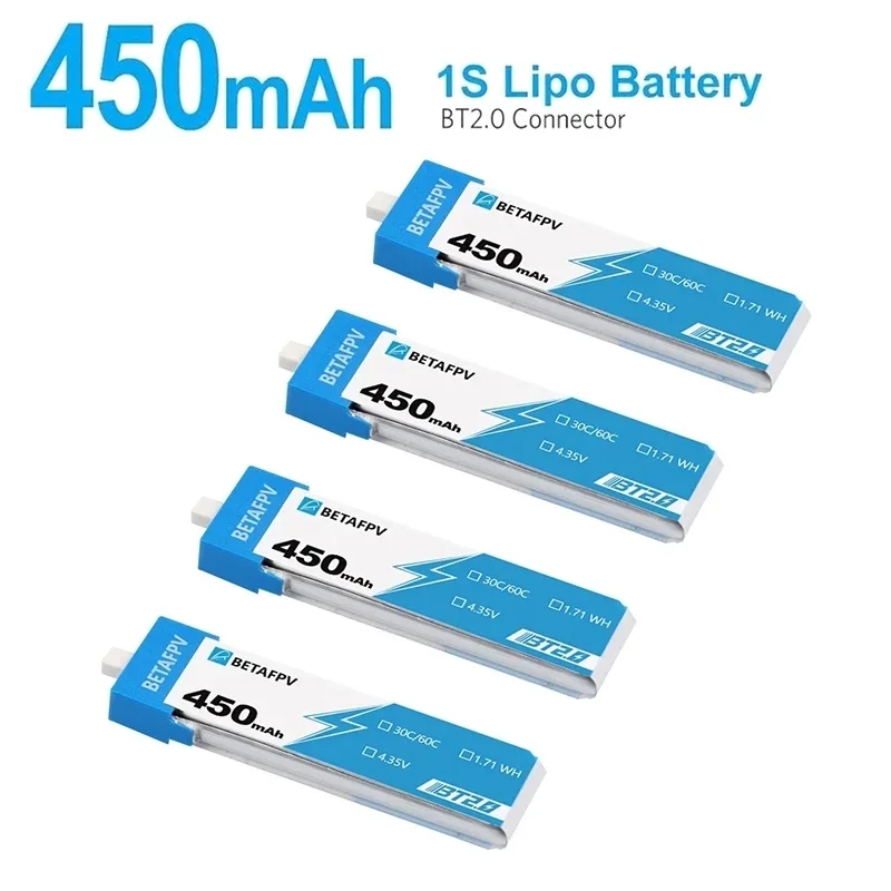 BETAFPV-Drone-Battery-BT2-0-450mAh-300mAh-1S-For-BETAFPV-Ceuts-FPV-Kit ...
