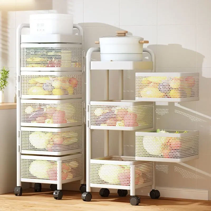 Removable-Rotating-Kitchen-Shelving-Multi-floor-Home-Installation-Free ...