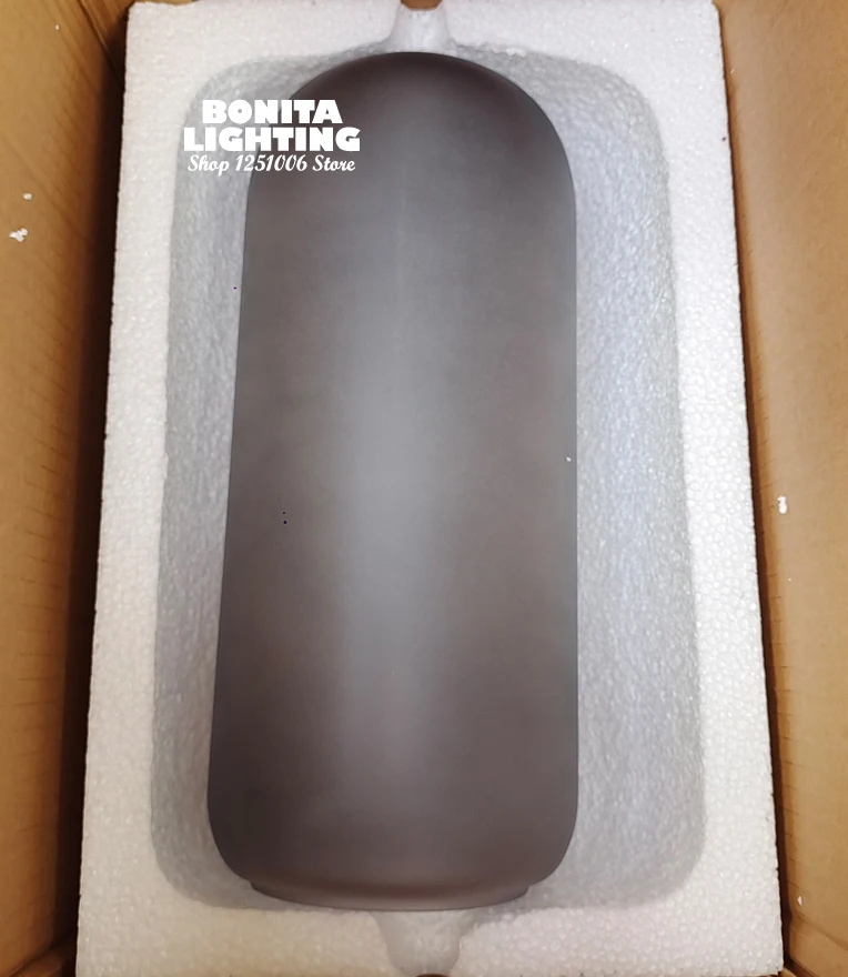 Sphere glass hanging lamp Transparent Cylindrical Edison glass pendant ...