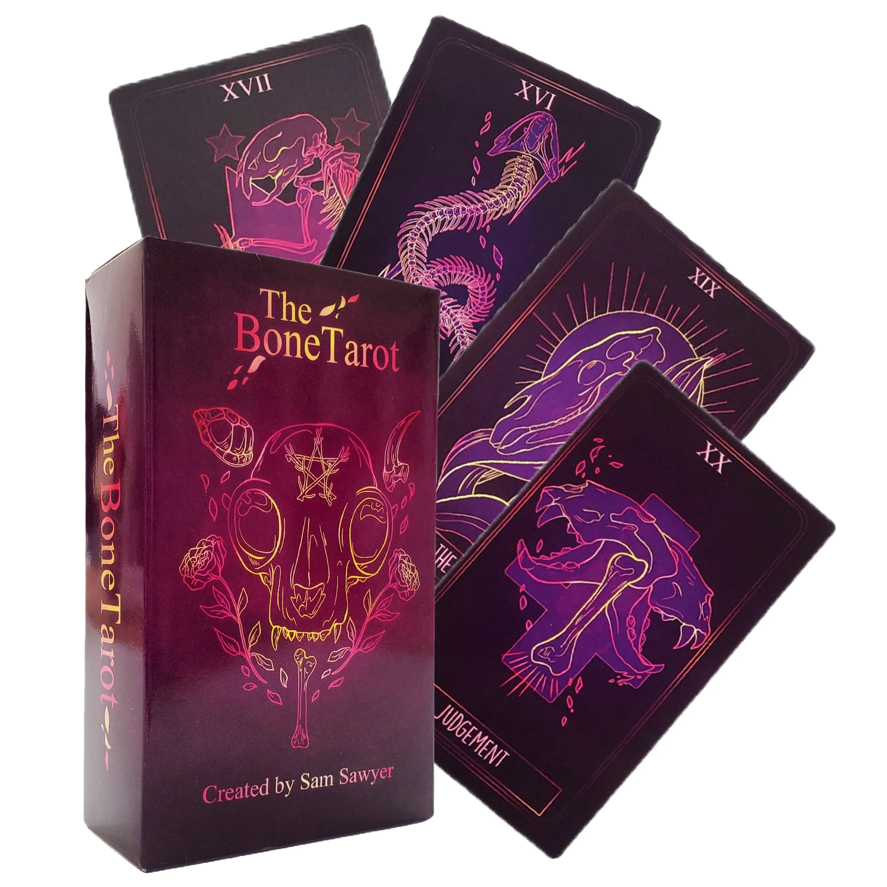 The Bone Tarot Deck Big Size 12x7cm Contains 78 Cards With Paper Guidebook English Edition Board ...
