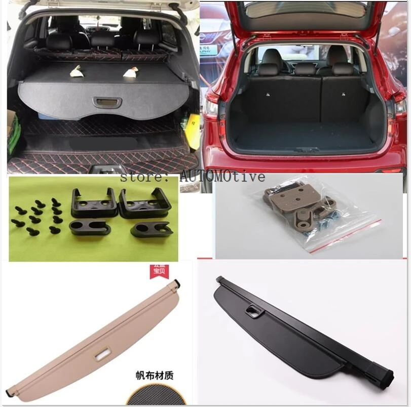 Black-Rear-Trunk-Security-Shield-shade-Cargo-cover-for-Nissan-Qashqai ...