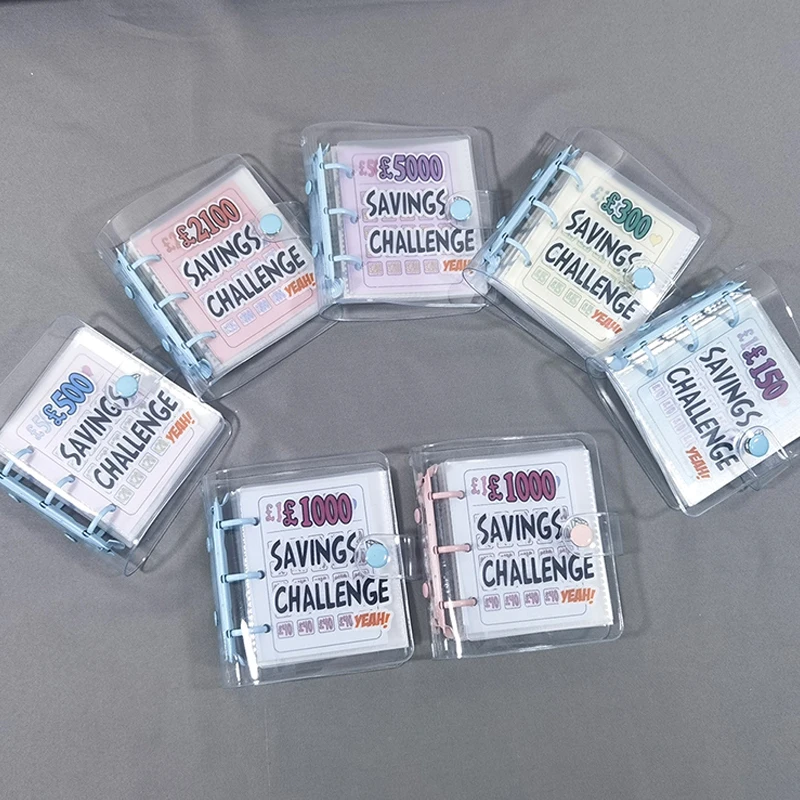 Savings-Challenge-Book-Saving-1000-Money-Binder-Mini-Portable-Money ...