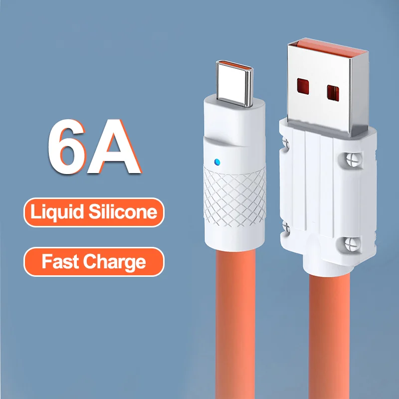 120W-6A-Super-Fast-Charge-Type-C-Liquid-Silicone-Cable-Quick-Charge ...