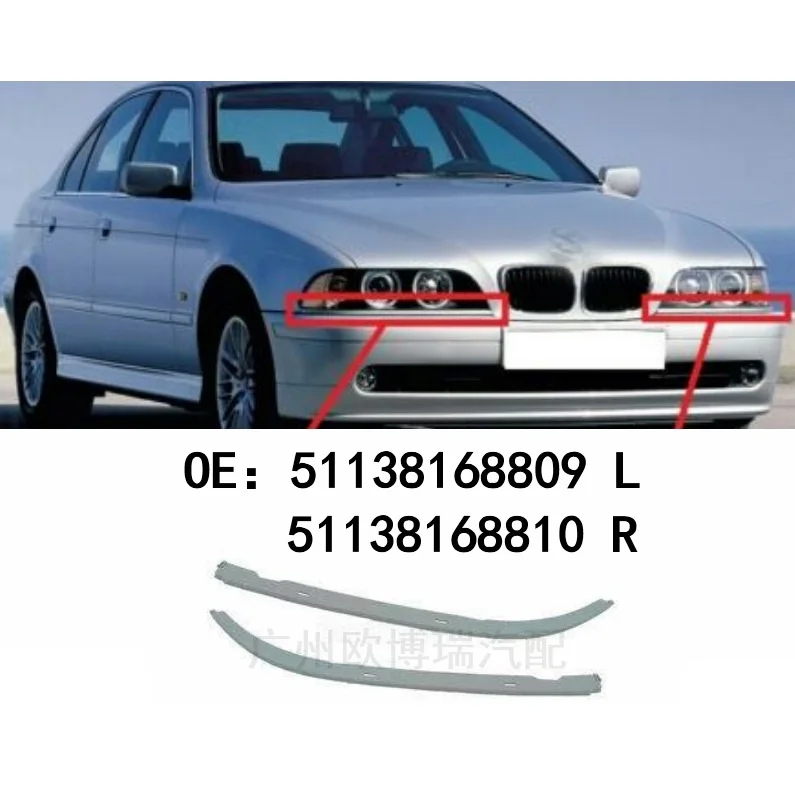 Front-bumper-headlight-lower-decorative-strip-For-BMW-5-Series-E39 ...