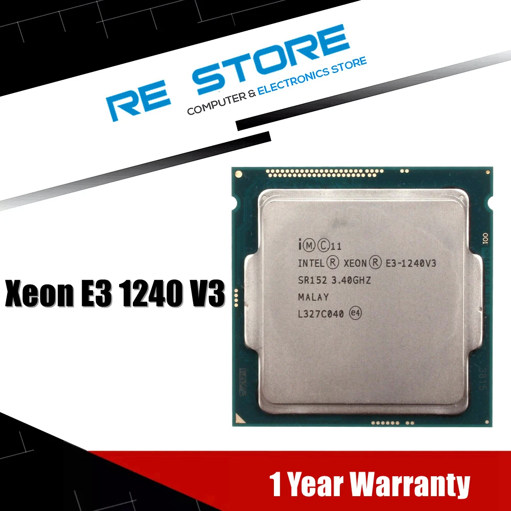 Intel Xeon E3 1240 V3 Processor 3.40ghz 8m Cache Sr152 Lga 1150 E3 ...