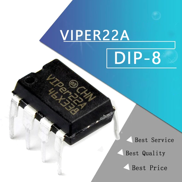 VIPER22A SMPS Controller IC Pinout, Datasheet, Equivalents,, 59% OFF
