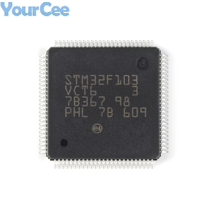 STM32F-STM32F103-STM32F103VCT6-LQFP-100-Cortex-M3-32-bit-Microcontroller-MCU-Chip-IC-Integrated ...