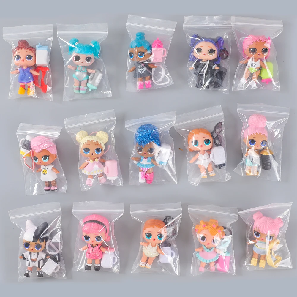 오리지널 LOL 인형 의류 신발 병 액세서리, 8cm, LOL 인형, 언니 인형, 어린이 선물 장난감| | - AliExpress