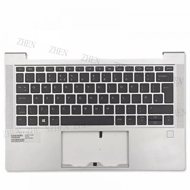 Y For HP Probook 635 830 Aero G7 G8 Palmrest UK Silver with Keyboard ...