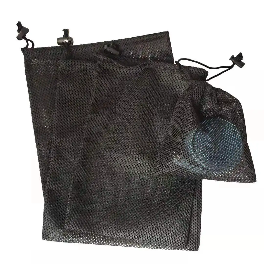 1-Pcs-Black-Durable-Nylon-Mesh-Drawstring-Bag-Storage-Pouch-Multi ...