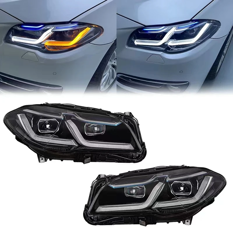 Car-Front-Lights-For-BMW-F10-F18-Led-Headlights-5-Series-520i-525i-530i ...