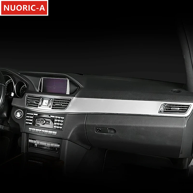 Stainless Steel Center Console Panel Decoration Cover Trim For Mercedes ...