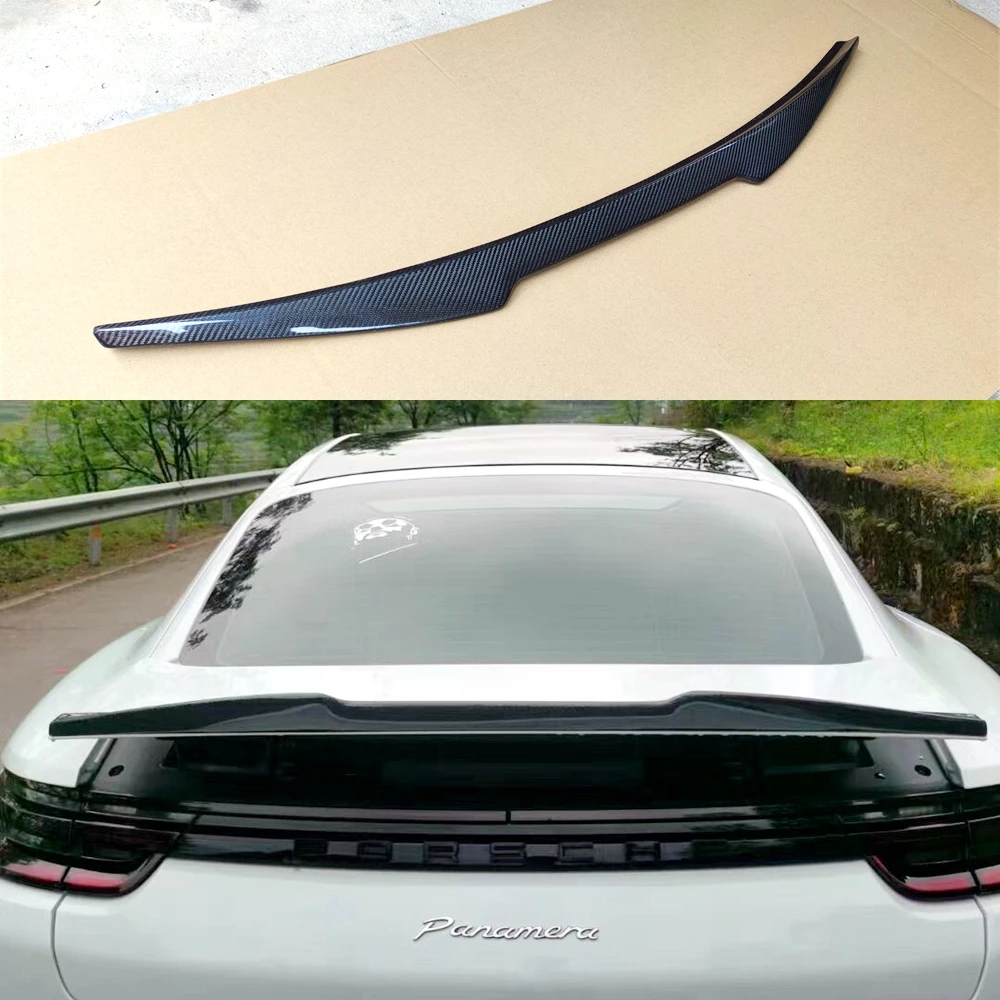 For-Porsche-Panamera-971-2017-2019-Rear-Spoiler-Wing-Carbon-Fiber ...