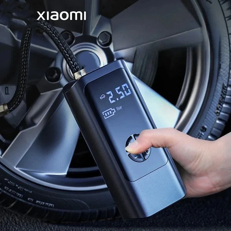 New-XIaomi-8000mAh-Wireless-Wired-Portable-Car-Air-Compressor-12V ...