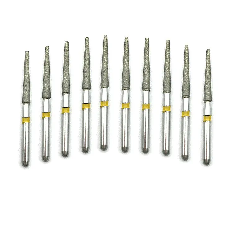 10pcs-Dental-Lab-FG-1-6mm-Diamond-Bur-Drill-Set-Fit-High-Speed ...