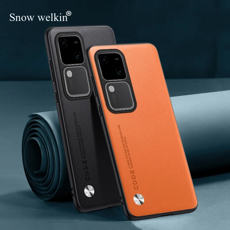 Case-For-Vivo-S18-Pro-Luxury-PU-Leather-Shockproof-Silicone-Case-Cover ...