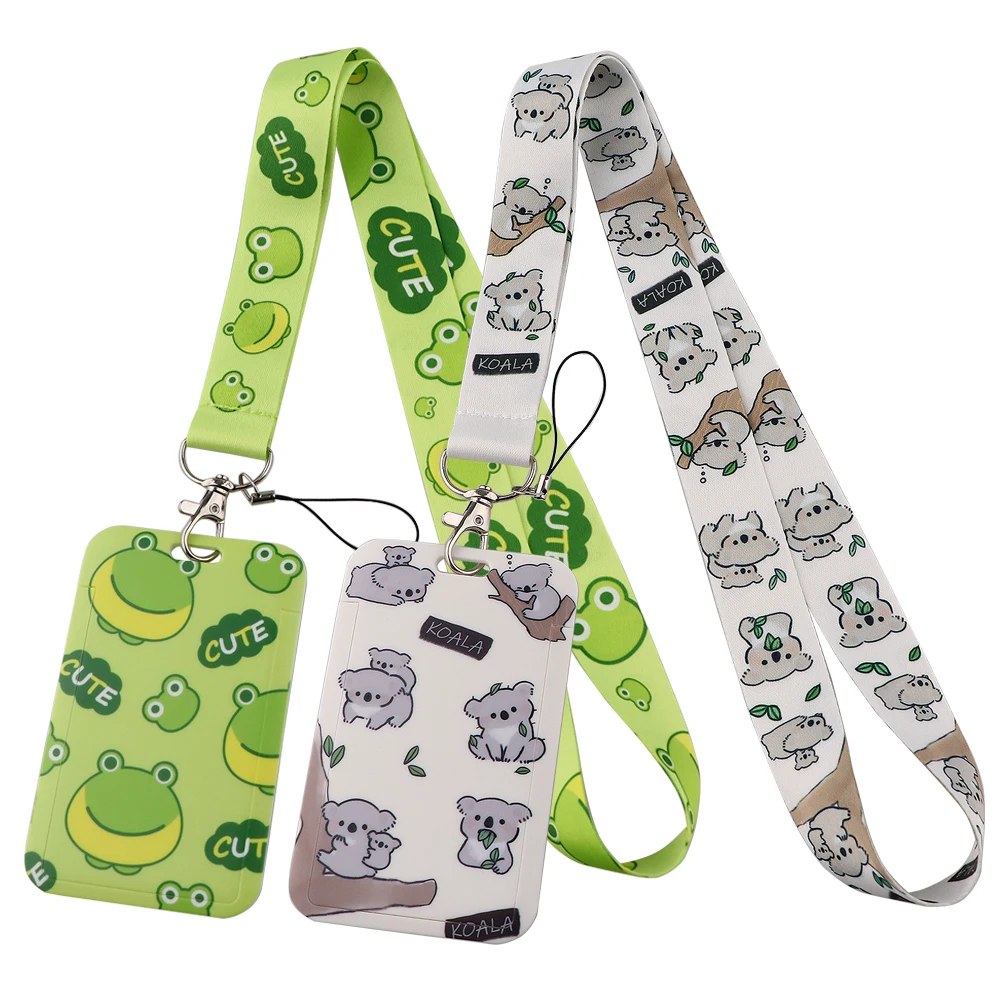 Cartoon Cute Lanyard For Keys ID Card Cover Badge Holder Business Phone ...