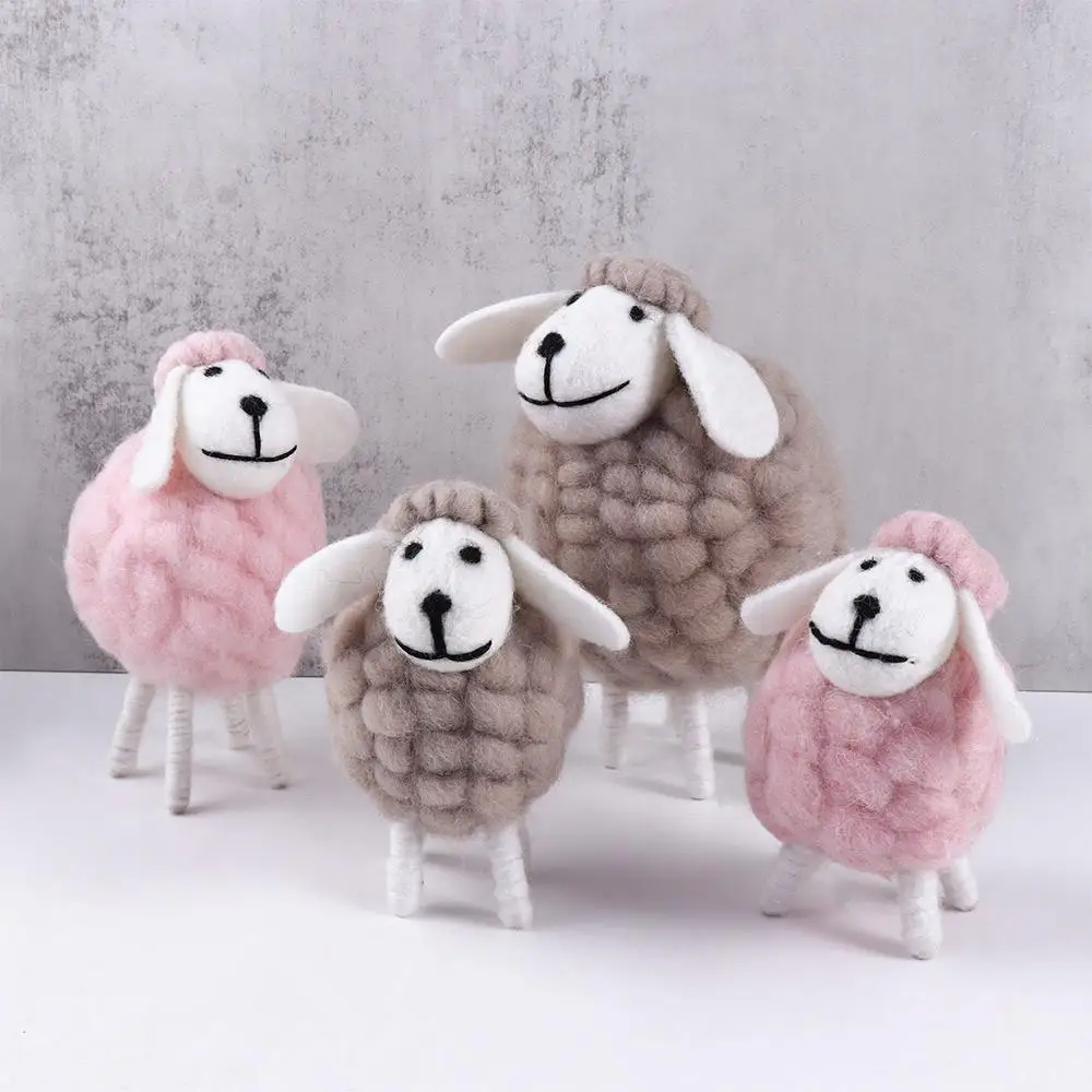 Knit-Sheep-Creative-Home-Kid-Bedroom-Wine-Cabinet-Lamb-Decor-Felt-Sheep ...