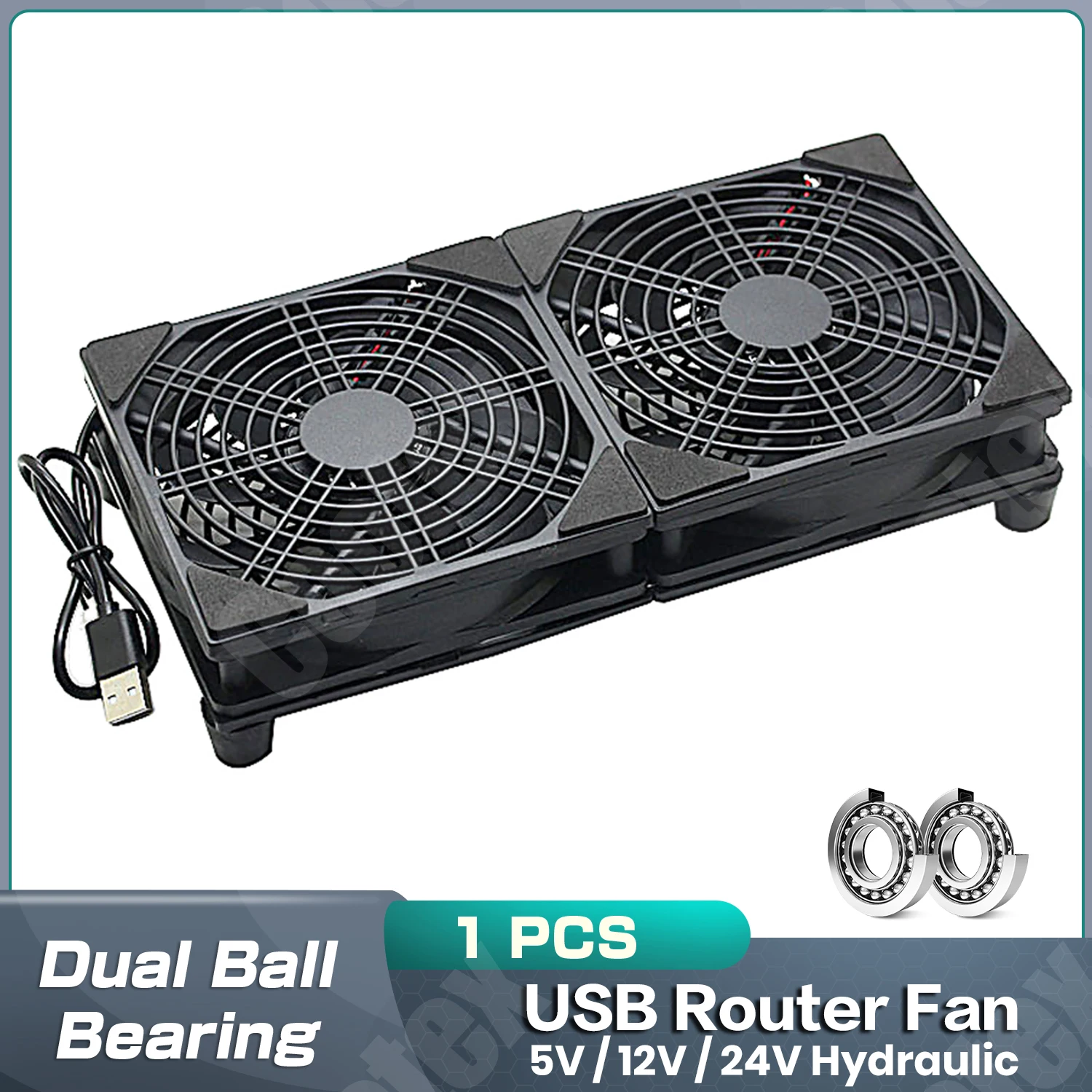 1Pcs-YOUNUON-5V-USB-Router-FAN-80MM-92MM-120MM-140MM-240MM-Cooler-Fan ...