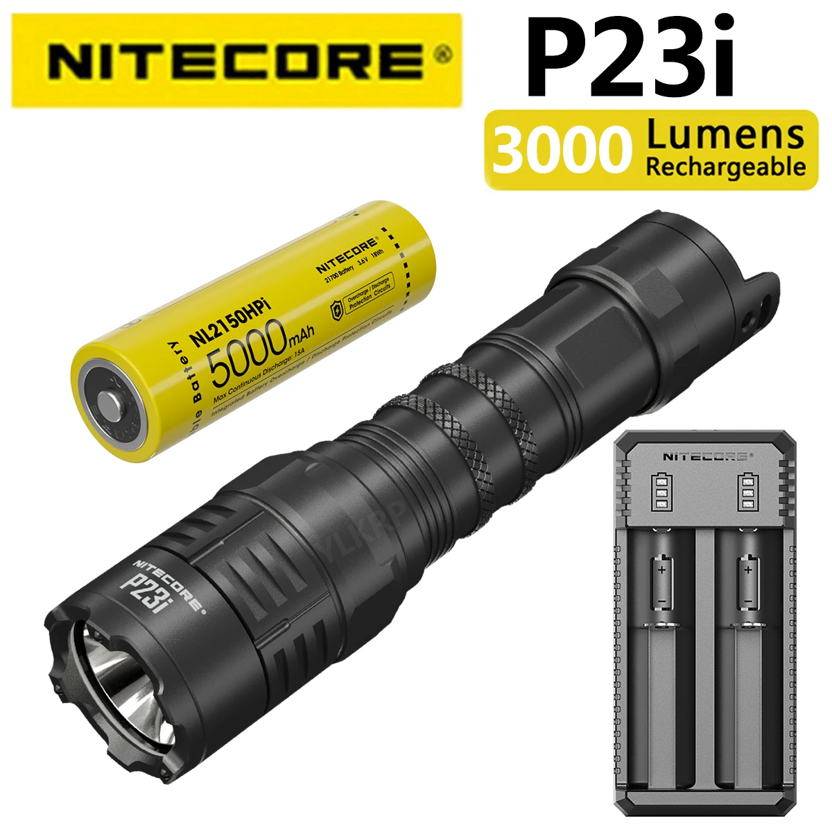 Nitecore 3000 Lumens Tactical Flashlight | Nitecore P23i Flashlight ...