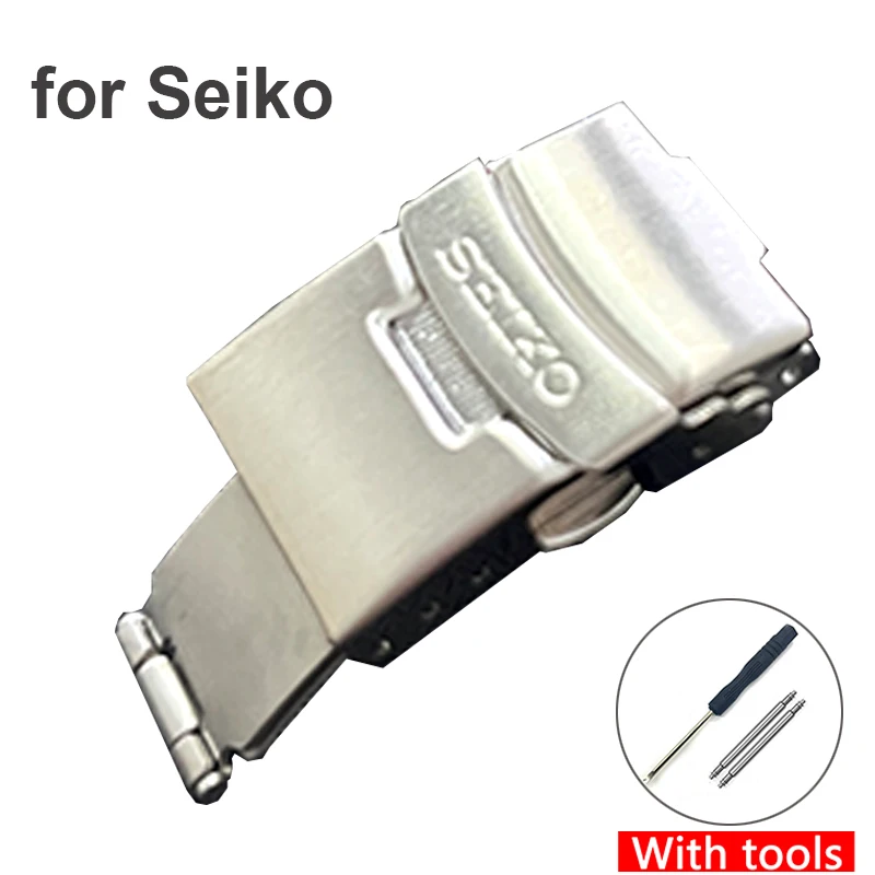 18mm-20mm-Stainless-Steel-Watch-Band-Folding-Buckle-Double-Press ...
