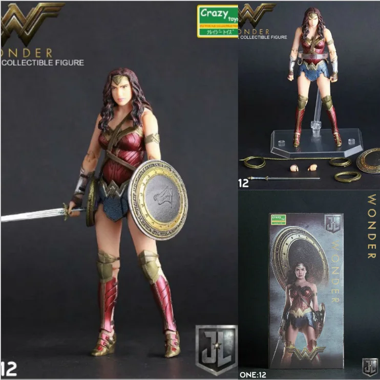 Crazy-Super-Hero-Wonder-Woman-figura-de-acci-n-articulada-modelo ...
