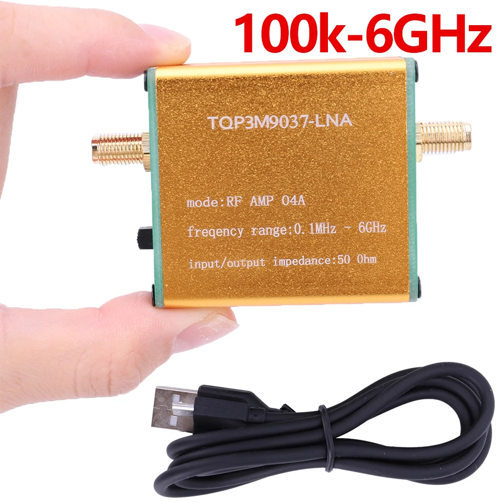 0-1MHz-6GHz-High-Gain-LNA-RF-Power-Preamplifier-Wide-Frequency-Range ...