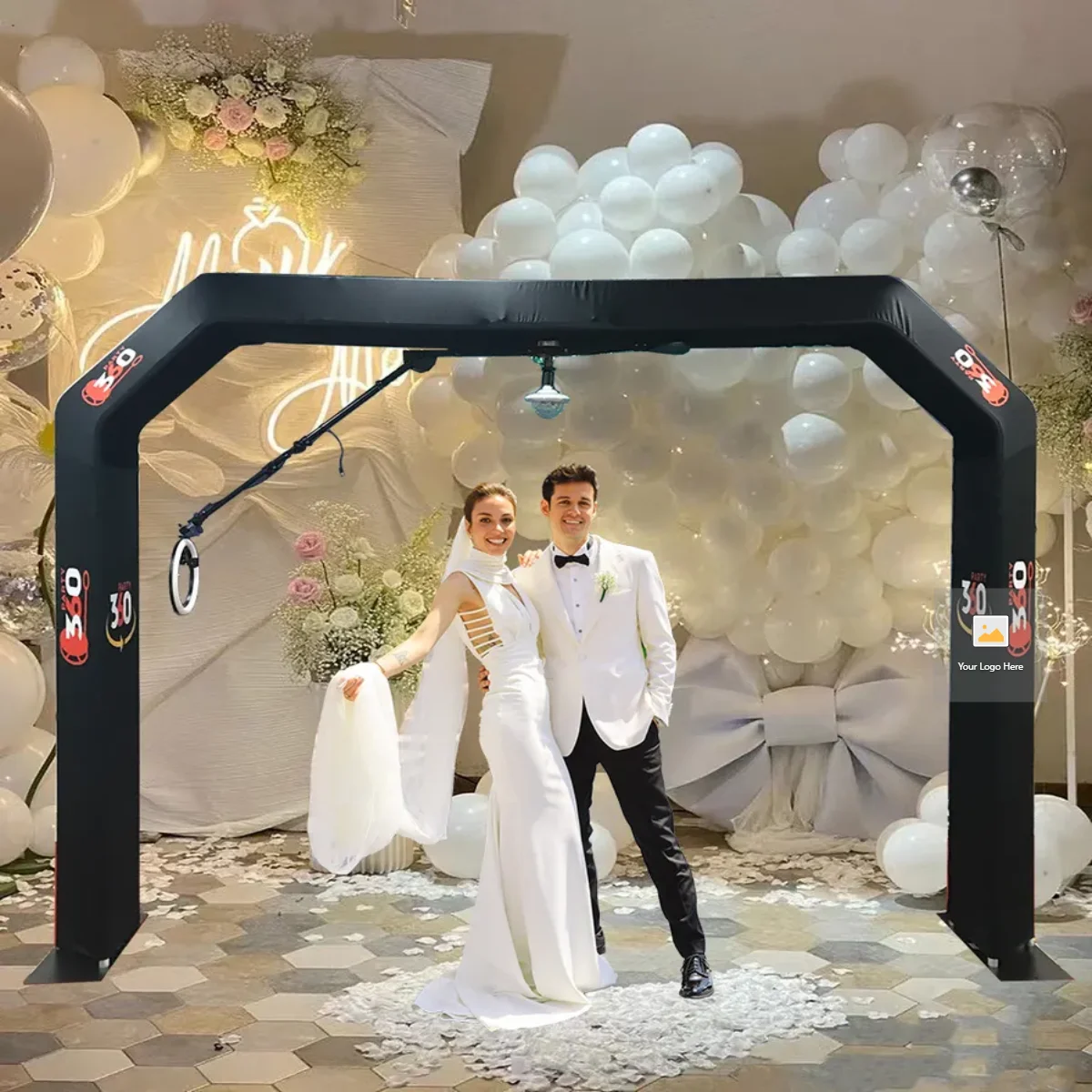 Overhead-360-Photo-Booth-For-Wedding-Party-Used-Over-Head-360-Photo ...