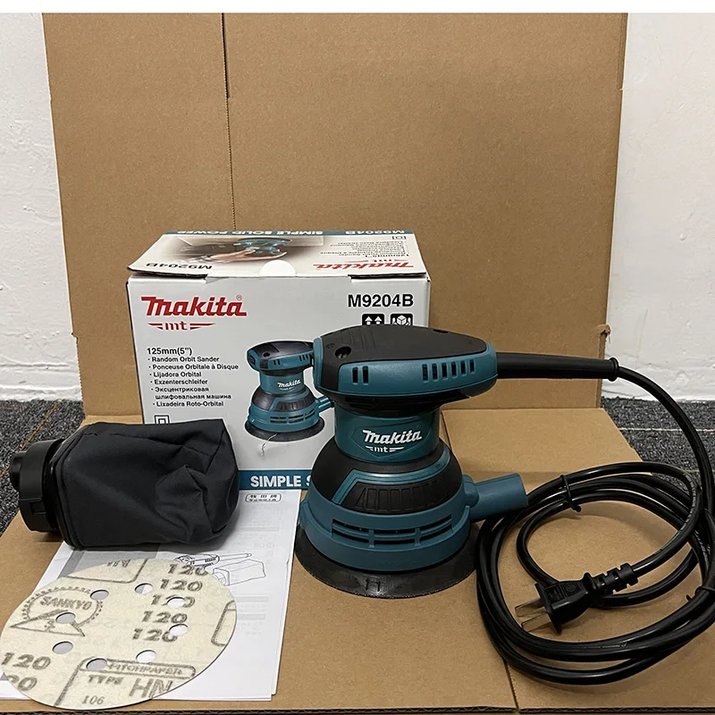 Makita-Rail-Sanding-Machine-M9204B-Wood-Belt-Vacuum-Polishing-Machine ...