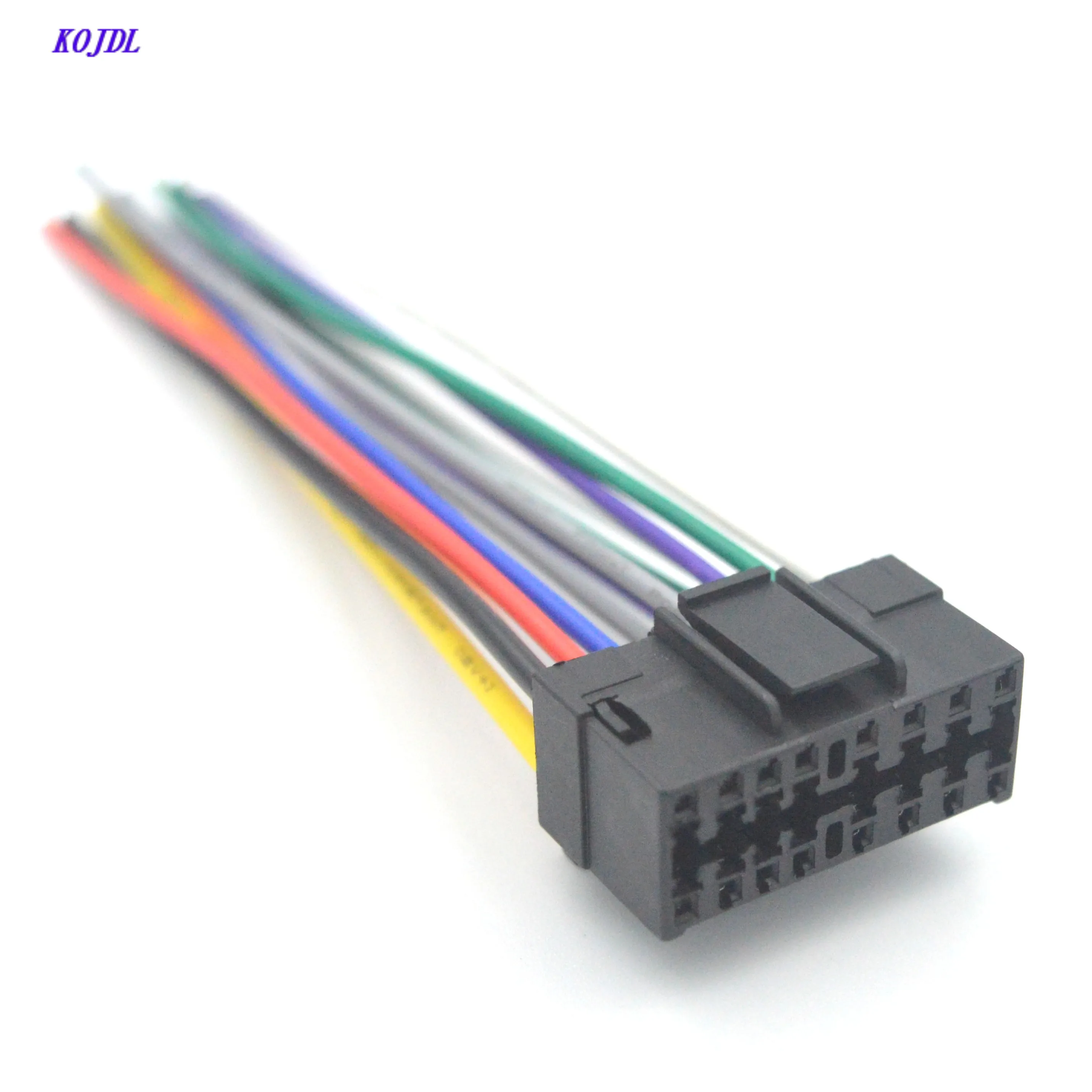 Car Stereo Radio 16Pin Male Plug Harness For Sony For JVC Radio Audio ...