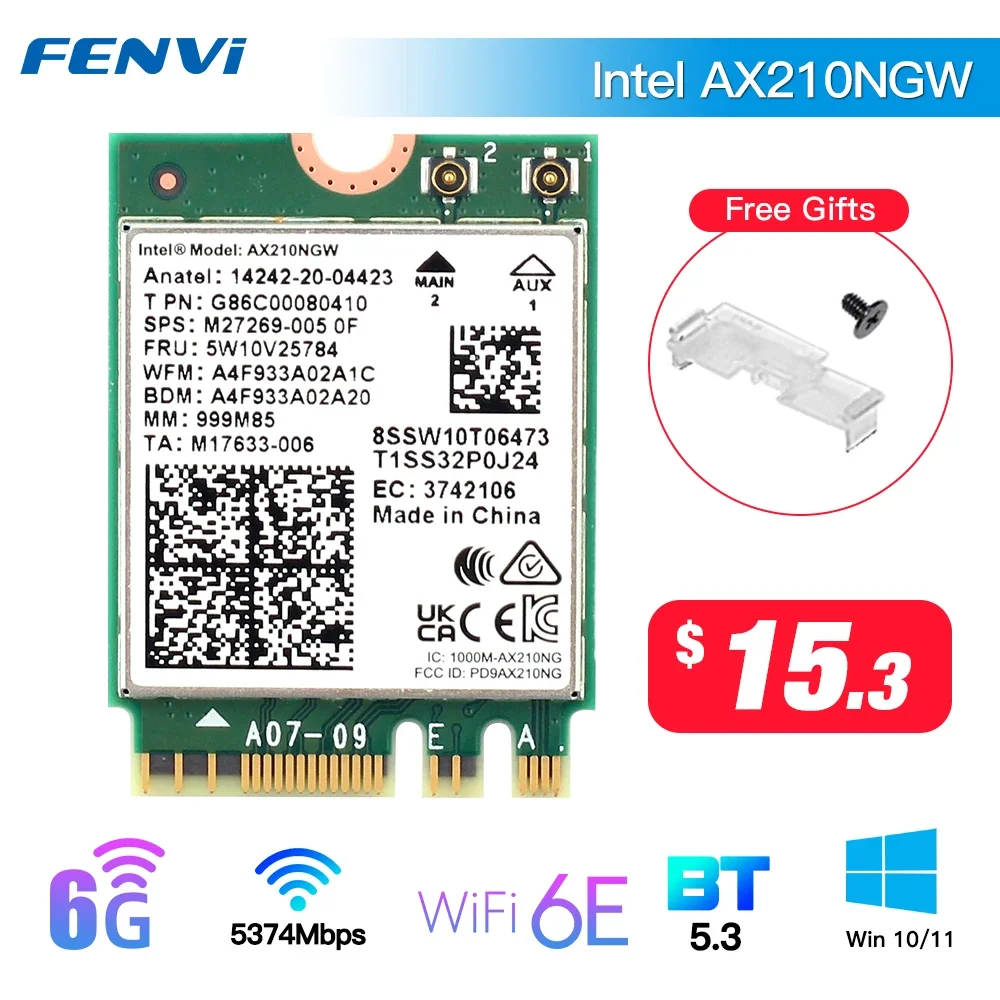 Tri-Band-WI-FI-6E-AX210-M-2-NGFF-5374Mbps-Wireless-Network-WiFi-Card ...