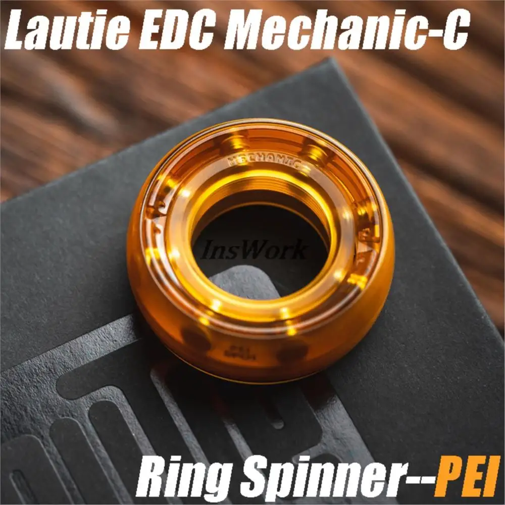 LAUTIE-EDC-Mechanic-C-PEI-Ring-Spinner-Metal-Figet-Spinner-Stress ...