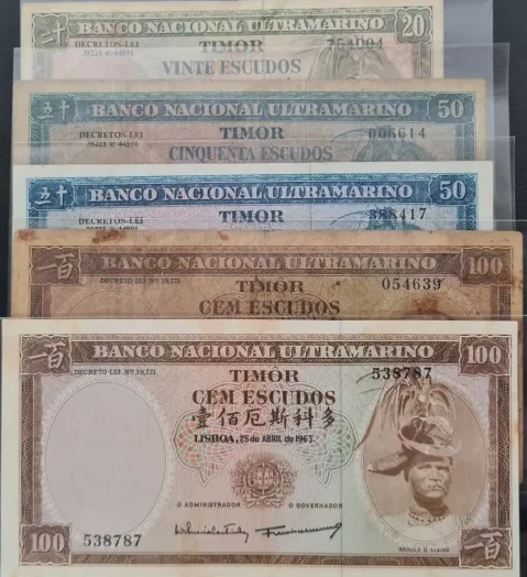 1959-1967-East-Timor-20-100-ESCUDOS-Original-Notes-G-UNC-Fuera-De-uso ...