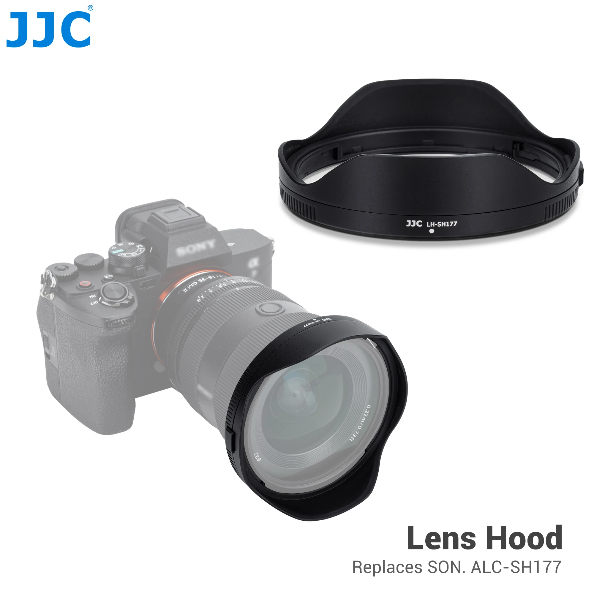 JJC Bayonet Reversible Lens Hood Shade for Sony FE 16-35mm f/2.8 GM II ...