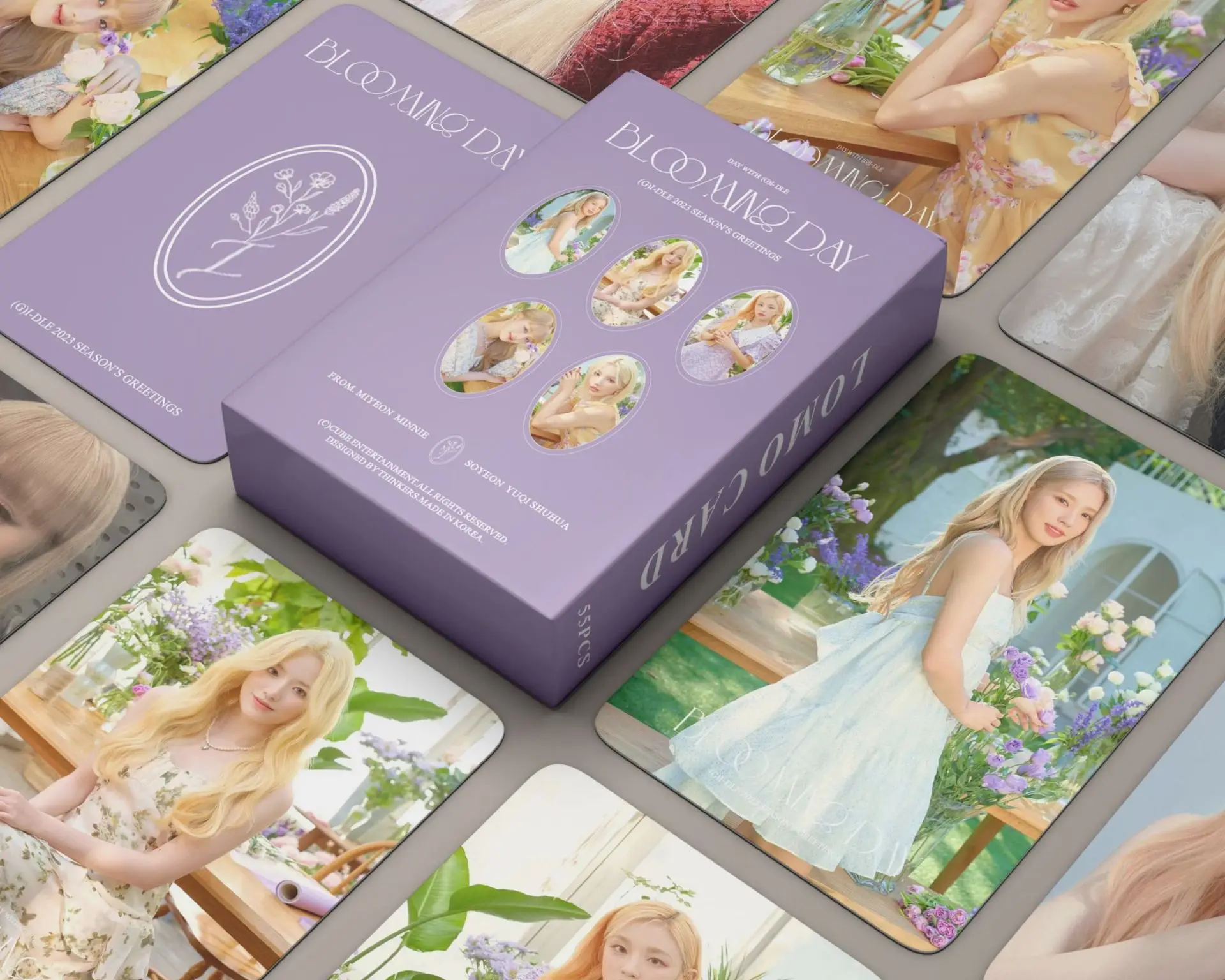 55pcs-set-Kpop-GIDLE-INEVER-DIE-Lomo-Cards-G-I-DLE-Album-2023-Season-s ...