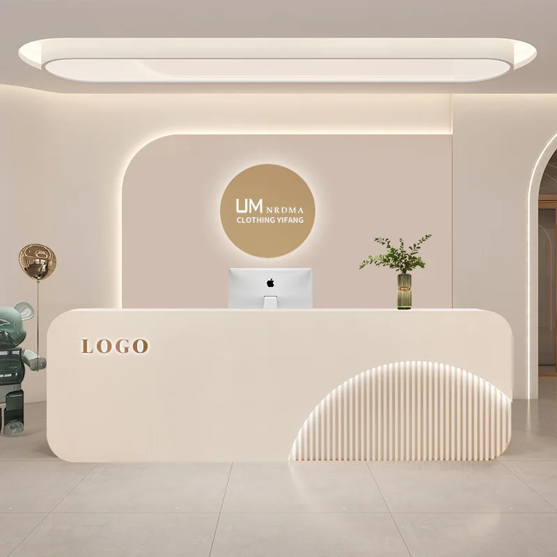 Counter-Reception-Desk-Front-Rostrum-Luxury-Beauty-Service-Desk-Coffee ...